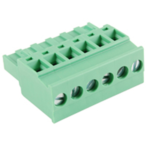 Terminal Block Eurostyle 6 Pole 5.08mm Pitch 300V 15A Plug Vertical 30 ...